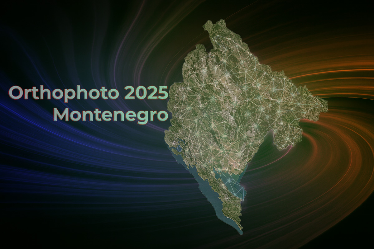Orthophoto Imagery of Montenegro 2025 Now Available Online